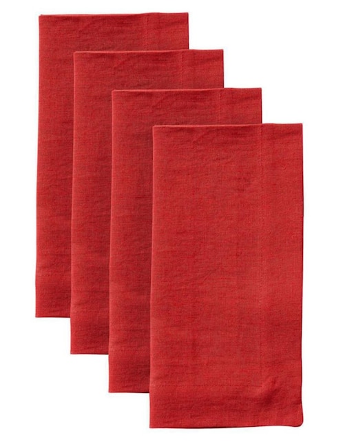 Set servilleta Mason Oversized de lino 4 piezas 1