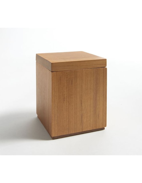 Contenedor Teak Canister de madera 1