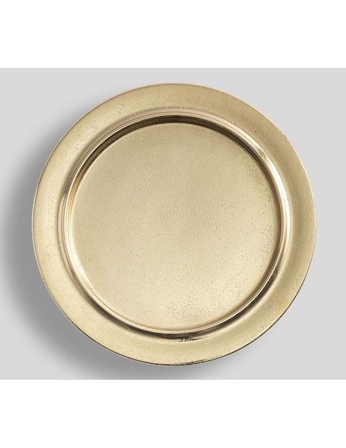 Plato base Rustic Charger de metal 1