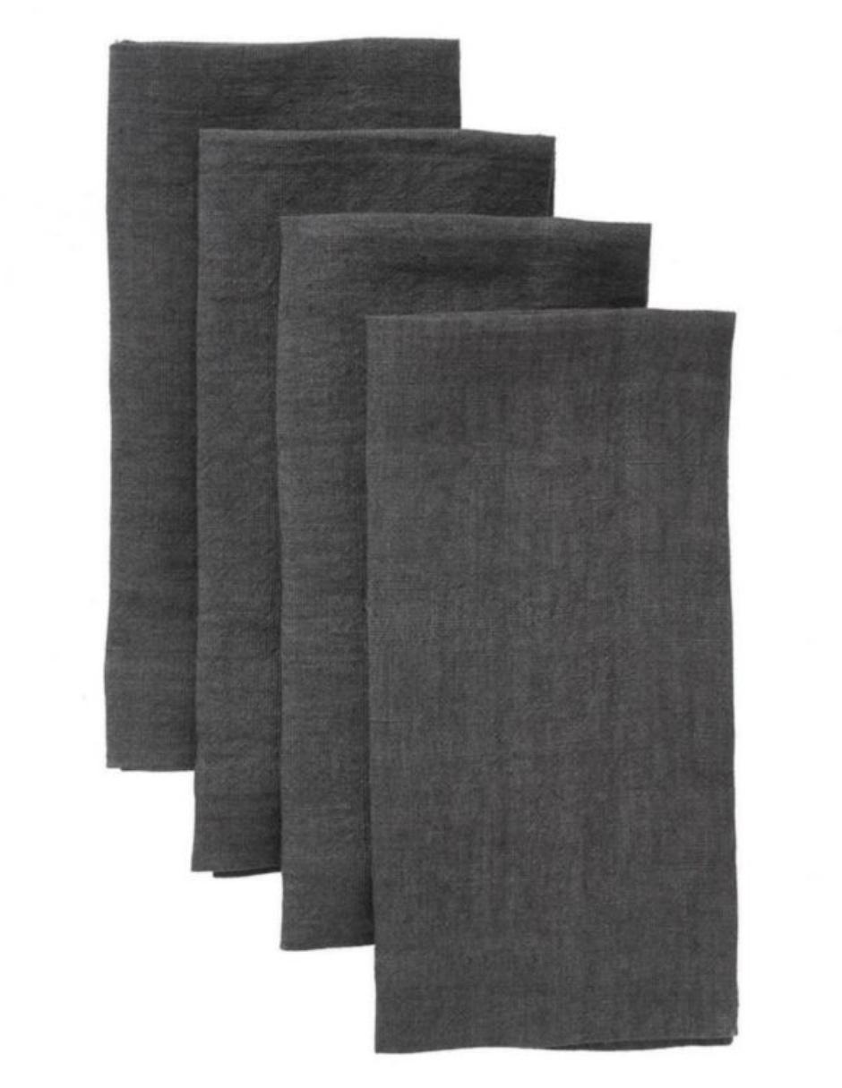 Set servilleta Mason de lino 4 piezas
